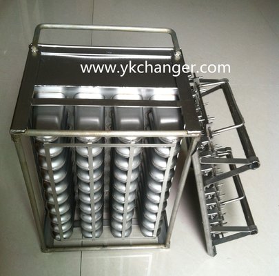 Ice lolly maker mold popsicle machine mold basket stainless steel with stick extractor supplier