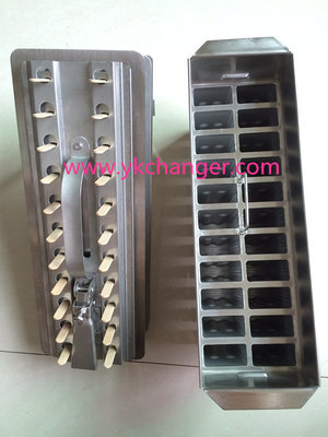 Ice lolly mould stainless steel ice forming mould 2x11 22cavities 90ml megamix ataforma type fit Finamac turbo 8 supplier