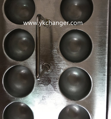 Ice cream form mold customized stainless steel 2x9 18mold 23ML bombom ataforma type with stick holder high quality supplier