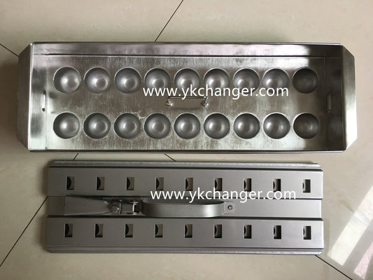 Ice cream ice lolly mould design 2x9 18mold 23ML bombom ataforma type with stick holder high quality supplier