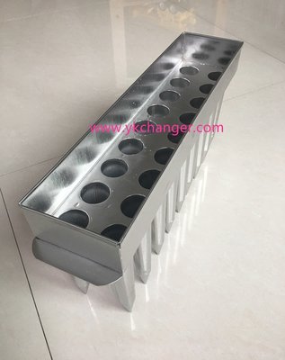 Metal Kulfi ice cream candy moulds ice lolly moulds set  2x9 18cavities 76ml with stick extractor high quality supplier