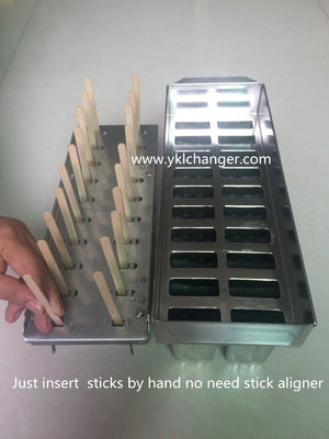 Commercial ice lolly molds stainless steel ice molds for ice lolly machine with stick extractor high quality supplier
