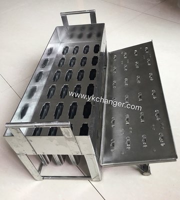 Ice cream popsicle freeze molds stainless steel italian type 4X6 commercial use high quality including stick extractor supplier