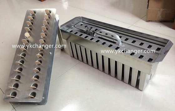 Top quality ice cream moulds 2X13 123ml mich with helix stick holder stick aligner plasma robot welding supplier