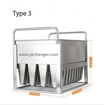 Commercial ice cream molds stainless steel high quality plasma robot  welding 40pieces with stick holders hot sale supplier