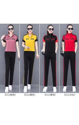 Monisa lady summer sports leisure colorful suit with short sleeves /sports casual wear / fitness suits / suit women s