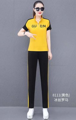 Monisa lady summer sports leisure colorful suit with short sleeves /sports casual wear / fitness suits / suit women s