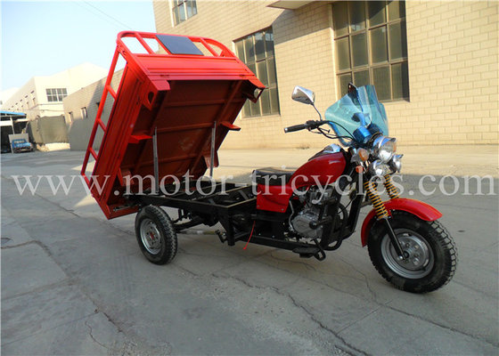Gasoline Tricycle Tri Wheel Motorcycle With Steel Plate Chassis / Suspension
