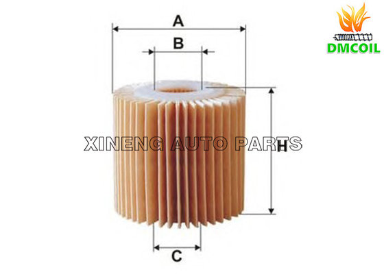 Environmental Toyota Subaru Auto Oil Filters Low Flow Resistance 69*67*28mm