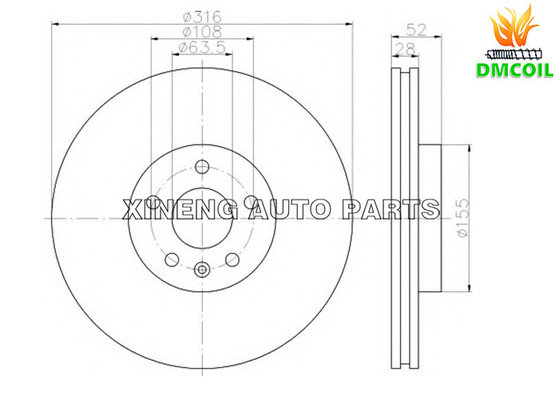 Land Rover Brake Parts ,  S60 Brake Parts 1.5L 2.5L (2006-) 1380046