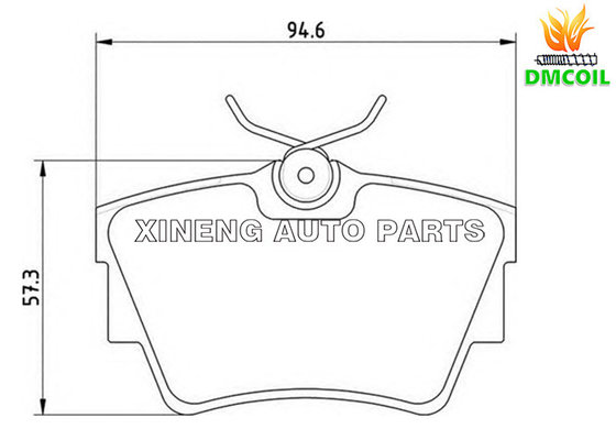 Werable Auto Brake Parts Attractive Performance For Nissan Opel  Vauxhall