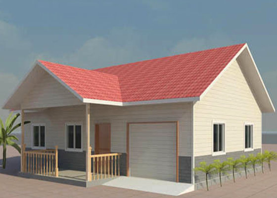 Fully Assembly Prefabricated Small Houses , Modern Prefab Houses For Living