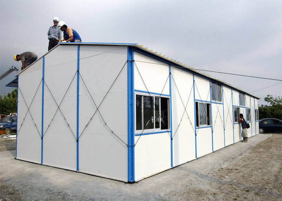 One Layer Movable Prefab House Modern Modular Homes For Worker Dormitory