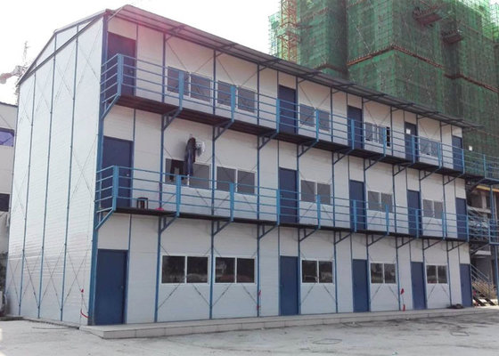 Multi Storey Movable Prefab House Sleeping Rooms For Construction Site