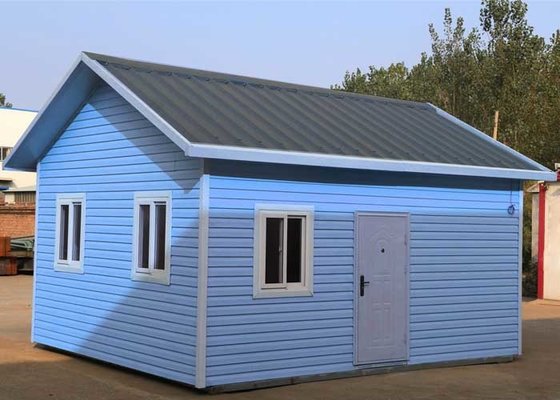 Two Bedrooms Movable Prefab House Tiny Modular Homes Easy Move Earthquake Resistant