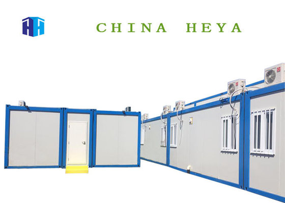 Modular 20ft Sandwich Panel Prefab House , Fully Furnished Steel Container Homes