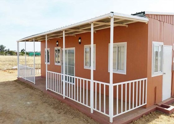 Durable Using Wall Panels Pre Built Container Homes PVC And Steel Windows
