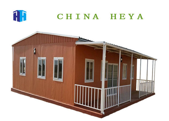 Durable Using Wall Panels Pre Built Container Homes PVC And Steel Windows