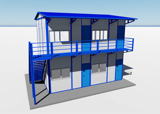 Strength / Durability Prefab Factory Office , Prefabricated Office Building K House