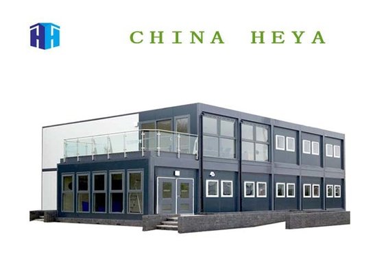 Premade Prefab Container Homes , Shipping Container Office Building Flexible