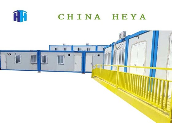 Economy Prefab Huge Refugee Camp 100 Persons Prefab Storage Container Homes
