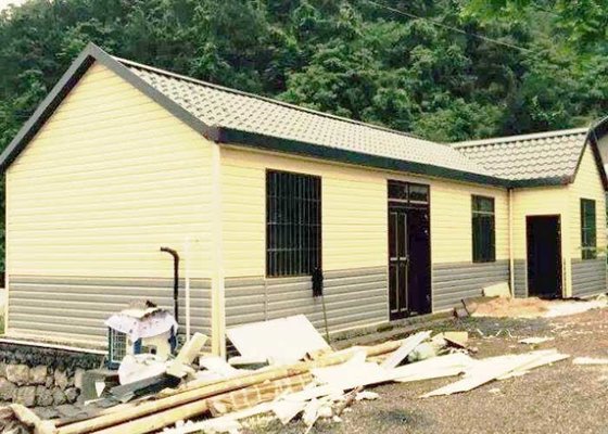 Fully Furnished Two Bedroom Modular Home Prefab Metal House Earthquake Prevent