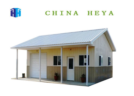 Modularization Steel Frame Prefabricated Houses With Pvc Hanging Board