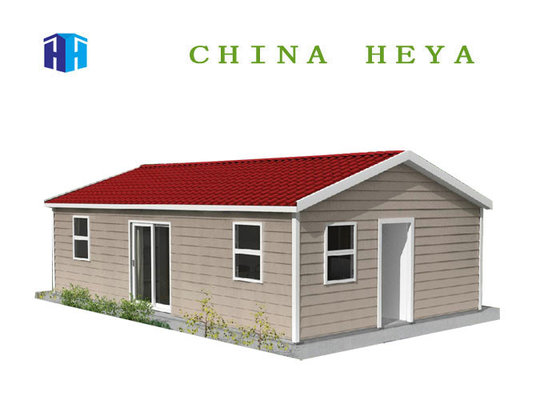Termite Proof Prefab 2 Bedroom House , Metal Modular Homes Aluminum Windows