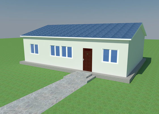 Stable Steel Frame Prefabricated Houses Prefab Metal Cabins Sound Insulation