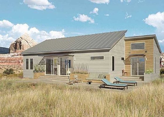 Light Steel Frame Modern Prefabricated Houses Alterable Layout Anti Wind