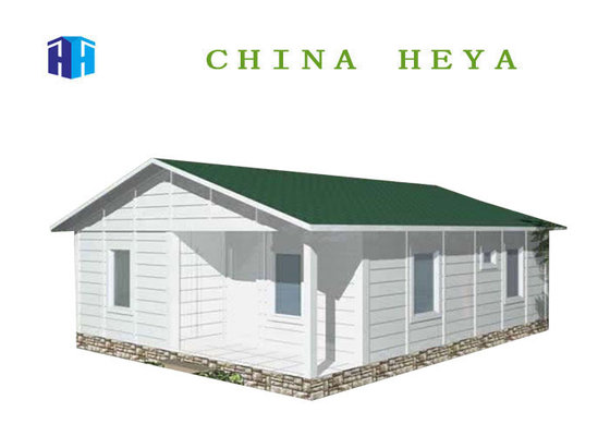 98 M2 /3 Bedrooms Prefabricated  Residential Homes , Prefab Metal Homes Double Slope