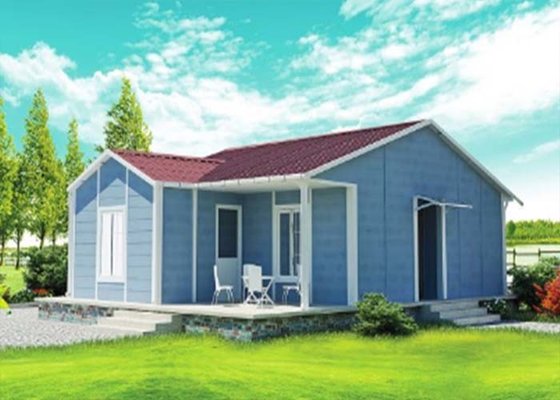 Heat Preservation Prefab Residential Homes Prefab Eco House Easy To Assemble
