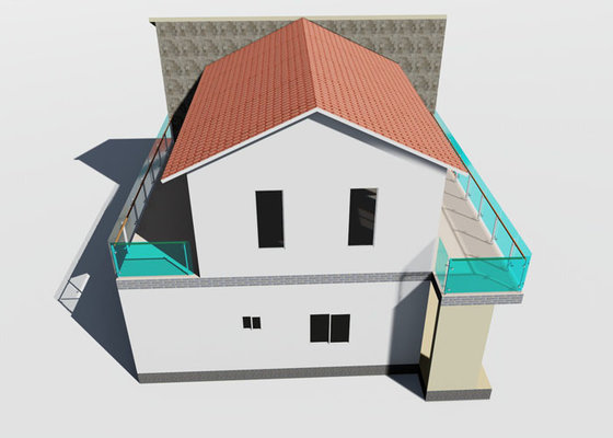 Quick Build Modular Prefab House Villa Luxury Home Construction Light Steel Frame