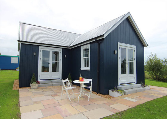 Anti Earthquake Prefab Modular House Custom Steel Frame Homes Recyclable