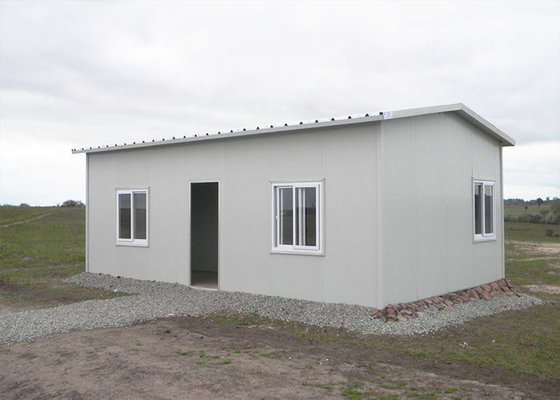 Firm Single Wide Modular Homes Composite Insulated Panel House Wind Proof