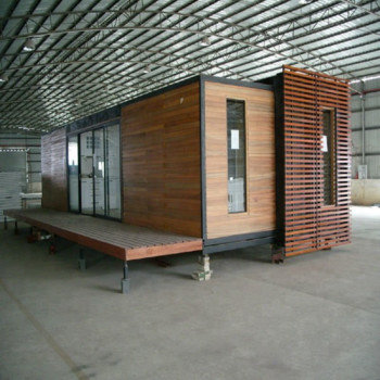 Flat Pack Movable Prefab House / Customized Prefab Shipping Container Homes