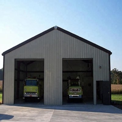 Prefab Construction Industrial Tent Structural Steel Frame Mobile Car Garage