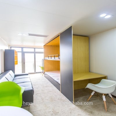 Standard Apartment Prefab Container House Building With Long Use Life Time