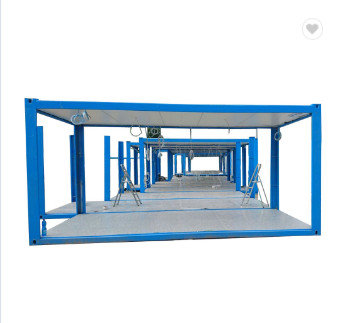 Prefabricated 20 Ft Flat Rack Storage Container House 6055mmX2435mmX2790mm