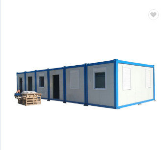 Prefabricated 20 Ft Flat Rack Storage Container House 6055mmX2435mmX2790mm