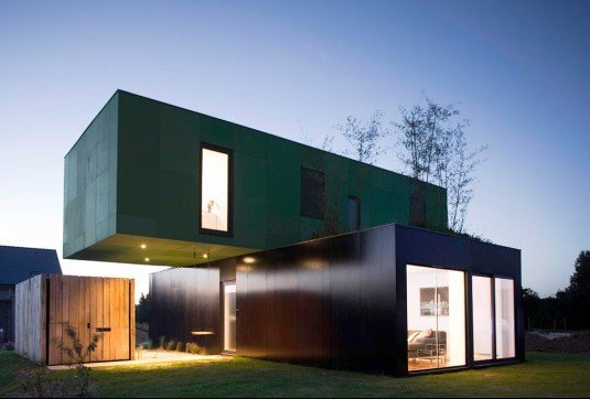 Movable Prefab Container House Kit , Ready Made Prefab Flat Pack Homes
