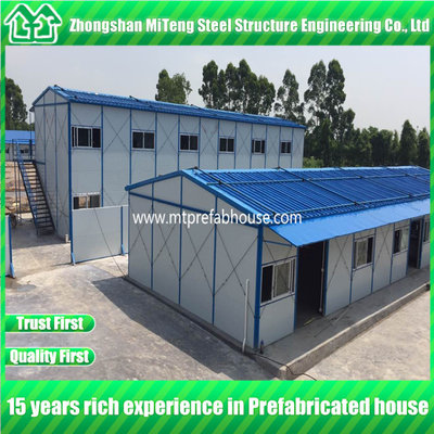 China Low Cost Prefab House Light Steel Building Modular House for Labor Dormitory