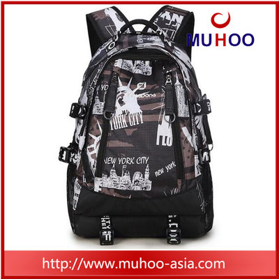 Black waterproof oxford duffle carry bag travel backpacks sports bag for outdoor