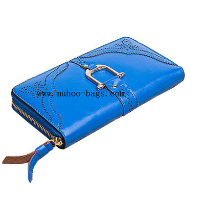 Fashion Blue women Wallet, Purse MH-2063