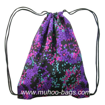Fashion String bag, Backpack,Promotion bag MH-2121 purple range