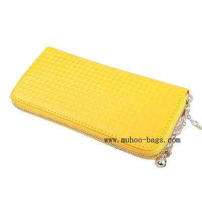 Fashion PU lady Purse Wallet (MH-2069 Orange)