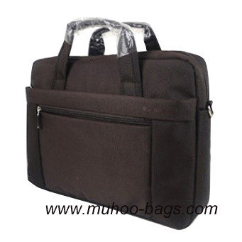 Fashion nylon Brown computer hangbag, Laptop Bag for busniess (MH-2139)