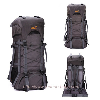 Fashion Blue Nylon Outdoor Sports Climbing Backpack for Hiking (MH-5011)