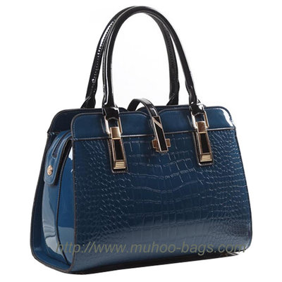 Fashion Pink Snake PU Leather Women bag for outdoor (MH-6040)