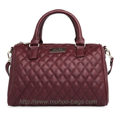 Fashion High Quality Purple PU Women Bowling bag for wholesale(MH-6043)